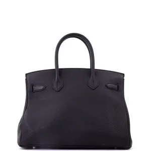 Hermès Birkin Handbag Togo With Palladium Hardware 30 - Black