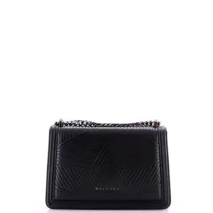 BVLGARI Serpenti Forever Shoulder Bag Quilted Leather