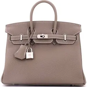 Hermès Birkin Handbag Togo With Palladium Hardware 25 - Grey