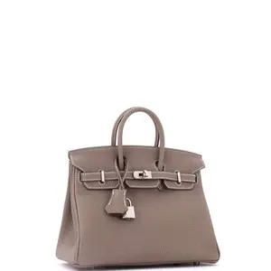 Hermès Birkin Handbag Togo With Palladium Hardware 25