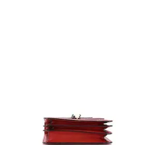 BVLGARI Serpenti Forever Top Handle Bag Leather Small
