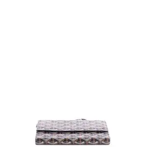 Goyard Varenne Continental Wallet With Strap Coated Canvas