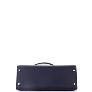 Hermès Kelly Handbag Bicolor Epsom With Brushed Gold Hardware 28