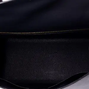 Hermès Kelly Handbag Bicolor Epsom With Brushed Gold Hardware 28