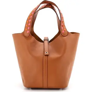 Hermès Picotin Lock Bag Tressage Epsom Mm - Brown