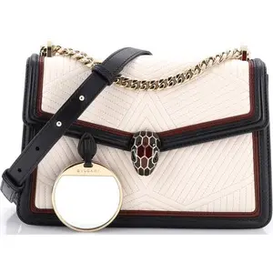 BVLGARI Serpenti Forever Shoulder Bag Quilted Leather - None