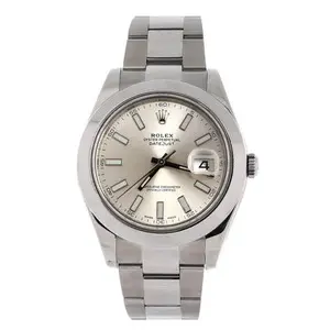 ROLEX Oyster Perpetual Datejust Ii Automatic Watch Stainless Steel 41 - Metallic Silver