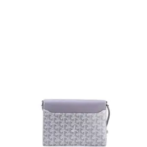 Goyard Chypre Wallet On Strap Coated Canvas With Leather
