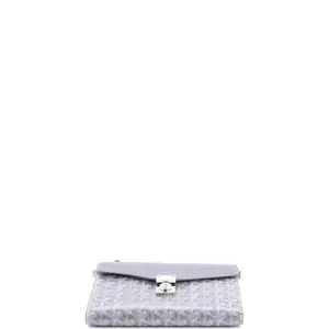 Goyard Chypre Wallet On Strap Coated Canvas With Leather