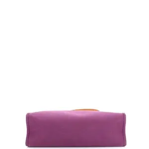Hermès Herbag Zip Leather And Toile 31