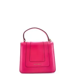 BVLGARI Serpenti Forever Top Handle Bag Leather Medium