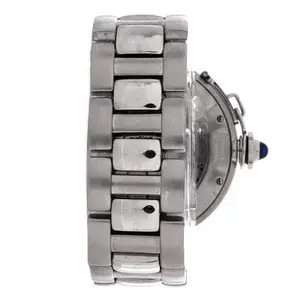 CARTIER Pasha De Gmt Power Reserve Automatic Watch Stainless Steel 38