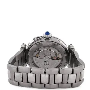 CARTIER Pasha De Gmt Power Reserve Automatic Watch Stainless Steel 38