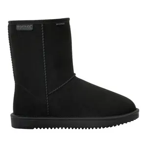 REGATTA Risely Waterproof Faux Fur Lined Winter Boots - Black