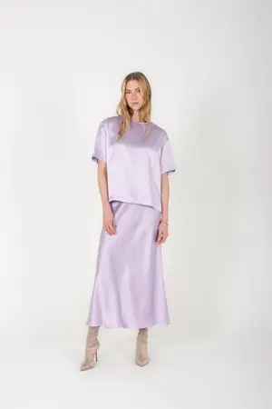 ALYSON EASTMAN Roxi Top - Lavender