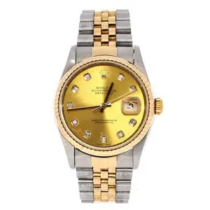 ROLEX Oyster Perpetual Datejust Automatic Watch - Metallic Silver