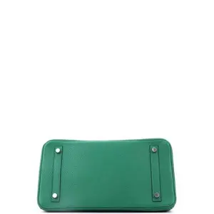 Hermès Birkin Handbag Verso Clemence With Palladium Hardware 30