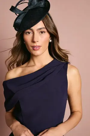 Coast One Shoulder Twist Front Pencil Dress