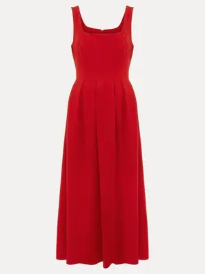 PHASE EIGHT Katie Square-neck Midi Dress