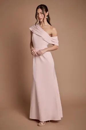 Coast One-shoulder Asymmetric Maxi Dress