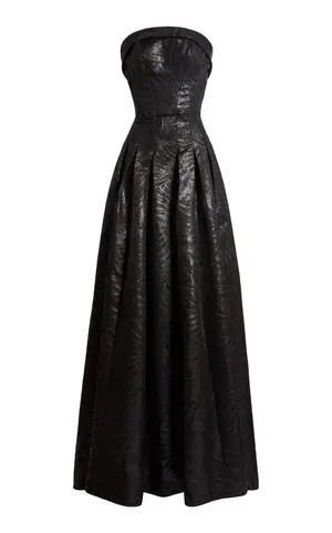 Zuhair Murad Heavy Jacquard Gown Dress