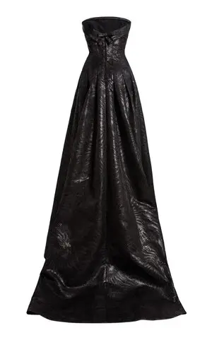 Zuhair Murad Heavy Jacquard Gown Dress