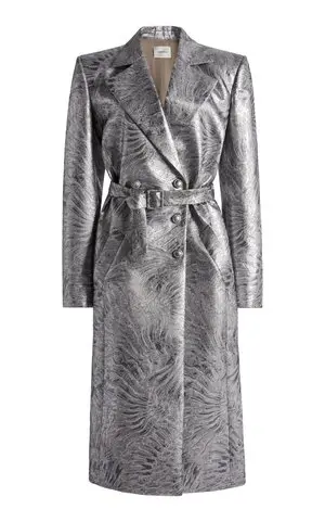 Zuhair Murad Heavy Jacquard Double Breasted Coat