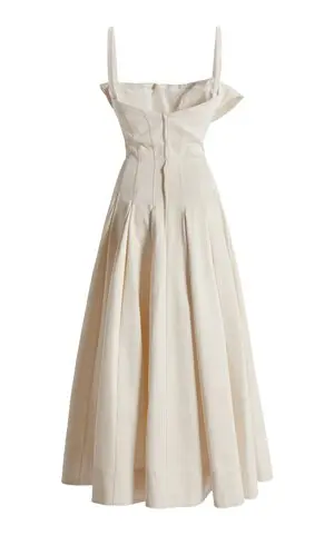 Zuhair Murad Gabardine Midi Dress