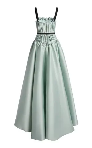 Zuhair Murad Mikado Gown Dres With Ribbons