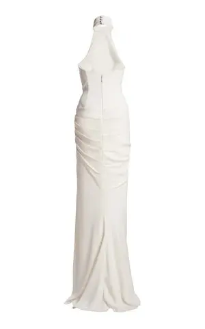 Zuhair Murad Embroidered Halter Neck Gown