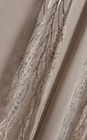 Zuhair Murad Georgette Lace Halter Long Dress