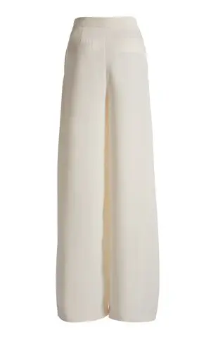 Zuhair Murad Heavy Cady Wide Bottoms/pants