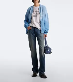 Acne Studios Faded Bootcut Jeans - Blue