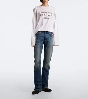Acne Studios Faded Bootcut Jeans - Blue