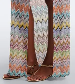 Missoni Zigzag Lam� Beach Cover-up
