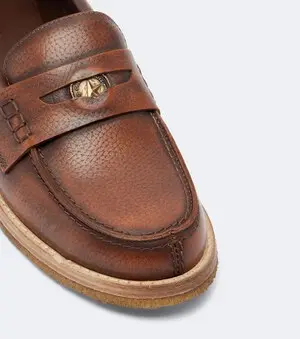 GOLDEN GOOSE Jerry Leather Penny Loafers