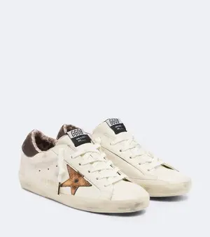 GOLDEN GOOSE Super-star Leather Sneakers - White