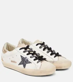GOLDEN GOOSE Super-star Leather Sneakers - White