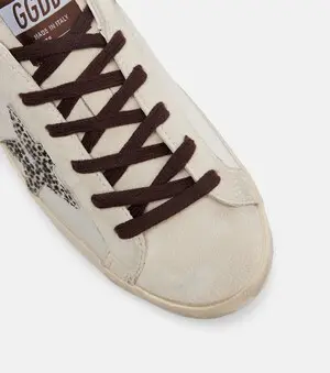 GOLDEN GOOSE Super-star Leather Sneakers - White