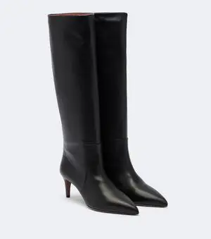 Paris Texas Stiletto Leather Knee-high Boots