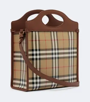Burberry Check Medium Top-handle Bag