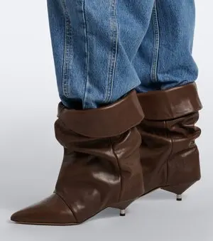 Isabel Marant Étoile Edrik Leather Ankle Boots
