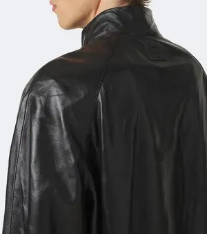 Acne Studios Lokot Leather Jacket - Black