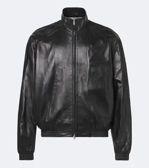 Acne Studios Lokot Leather Jacket - Black