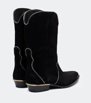 Isabel Marant Étoile Elbini Suede Cowboy Boots