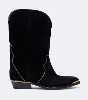 Isabel Marant Étoile Elbini Suede Cowboy Boots