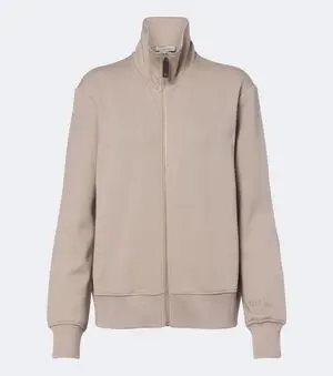 Max Mara Cotton-blend Zip-up Sweatshirt