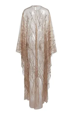 Zuhair Murad Posidonia Stone Embroidered Kaftan
