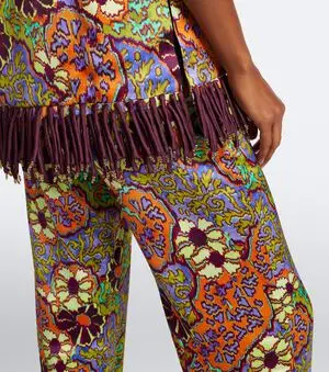 ALEMAIS Al�mais Joanna Floral Fringed Top