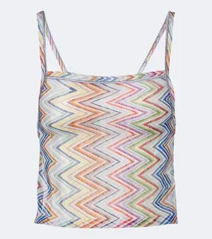 Missoni Zigzag Open-back Top - Multicoloured